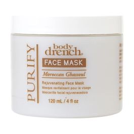 Body Drench Purify Moroccan Ghassoul Rejuvenating Face Mask 4 oz